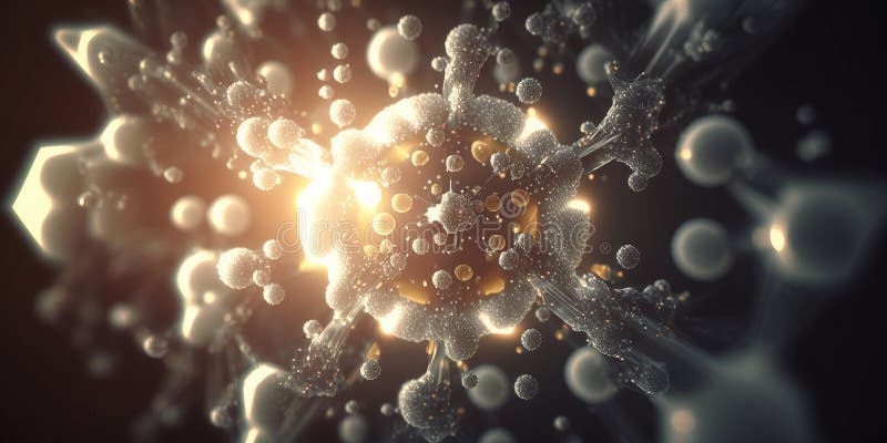 Particles Splash Abstract Background Stock Illustration - Illustration ...