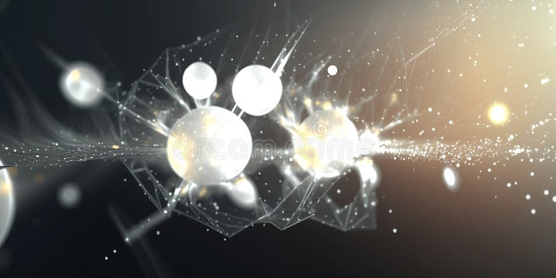 Particles Splash Abstract Background Stock Illustration - Illustration ...