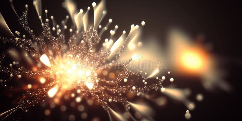 Particles Splash Abstract Background Stock Illustration - Illustration ...