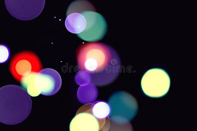 Particles Stock Image in Black Background Stock Image - Image of blue ...