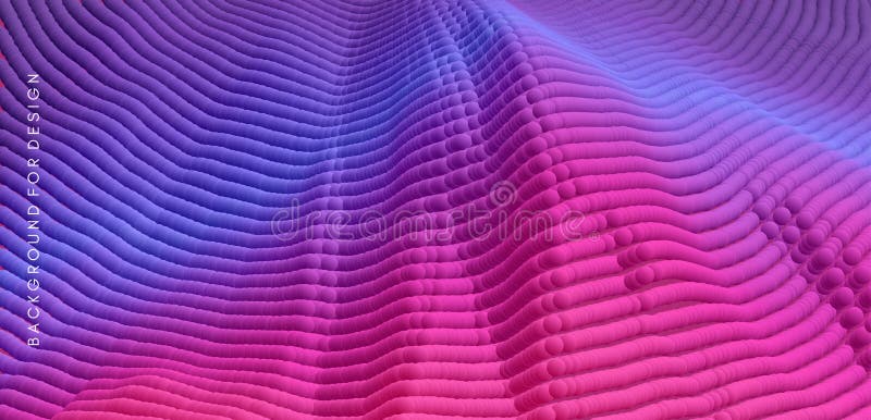 Particles Stream. Abstract Background with Trendy Gradients Stock ...