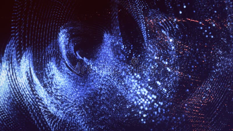 Particles Swirl Loop stock footage. Video of motion - 248483742