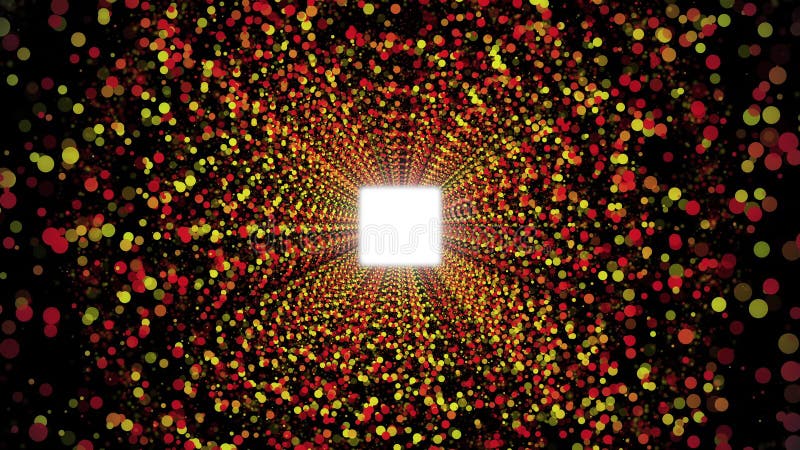 Particles tunnel stock footage. Video of bang, fantasy - 260598756