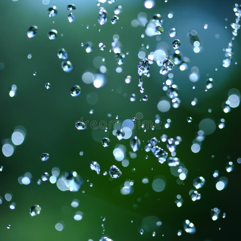 Particles of Water on Green Stock Image - Image of wash, bright: 11457109