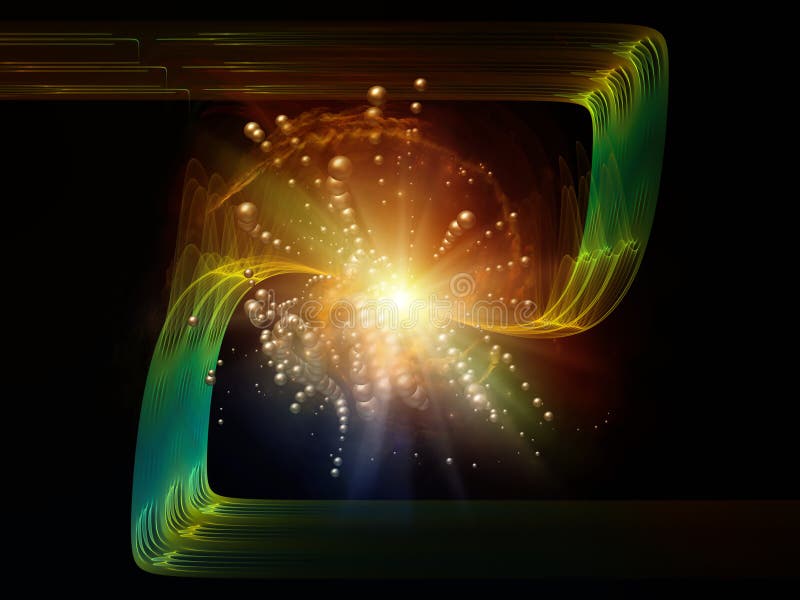 Particular Matter stock illustration. Illustration of oscillation ...