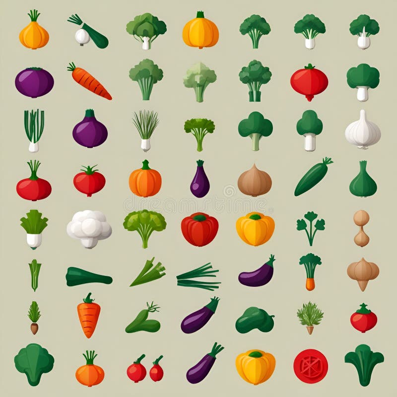 In this Particular Set, There Exists a Wide Variety of Vegetables Stock ...