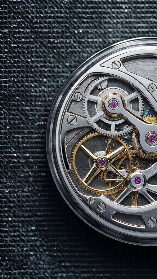 Inside the watch stock image. Image of clock, mechanic - 335173041