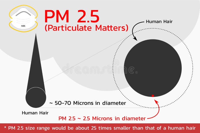 Particulate Matter 2.5 Microns , Vector Stock Vector - Illustration of ... Particulate Matter 2.5 Microns , Vector Stock Vector - Illustration of ...