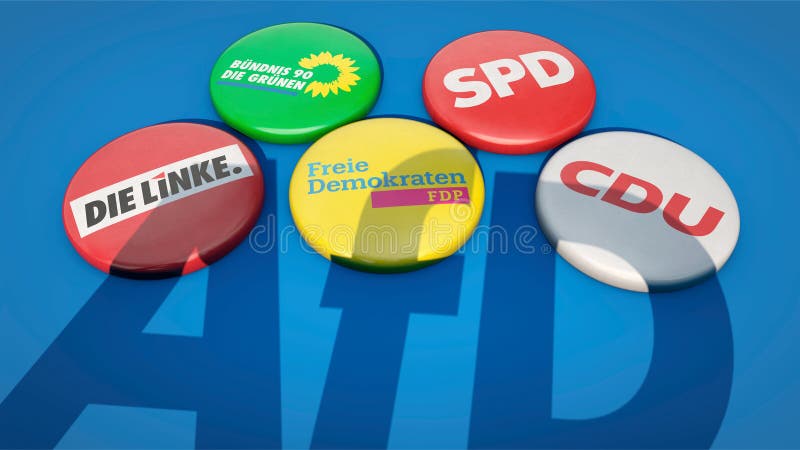 The Parties in Germany in the Shadow of the AfD Editorial Stock Image ...