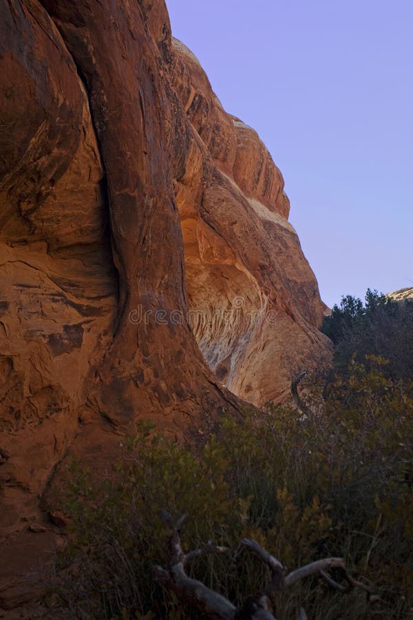 Partition Arch in Arches National Park, Utah Stock Image - Image of ...