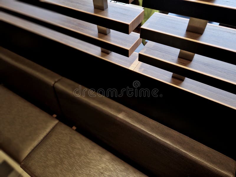 Partition Made of MDF Chipboard in the Shape of Blinds in Stripes ...