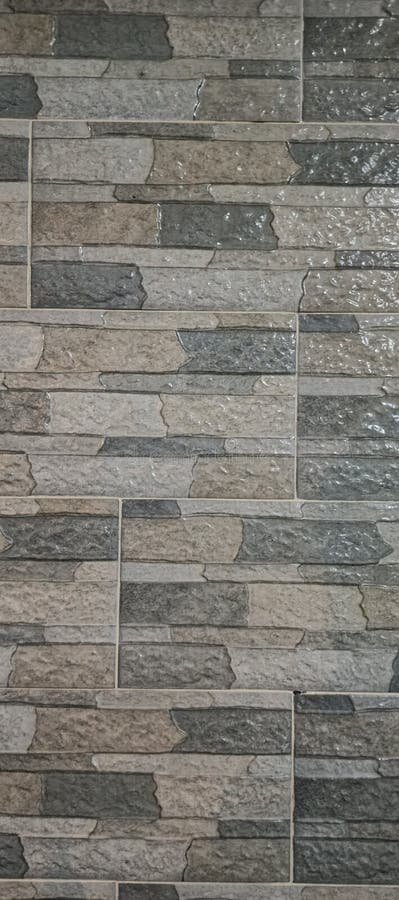 The Partition Wall Has a Brick Texture Pattern Stock Image - Image of ...