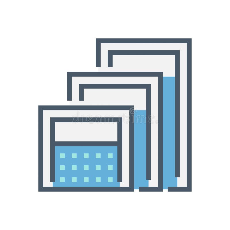 Partition wall icon stock vector. Illustration of exhibition - 174725130