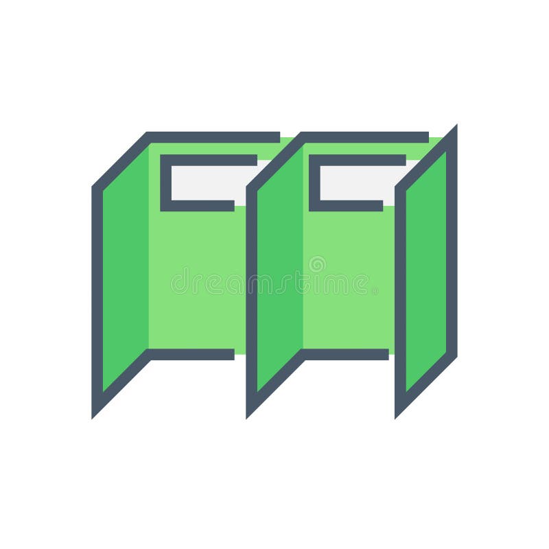 Partition wall icon stock vector. Illustration of floor - 188865758