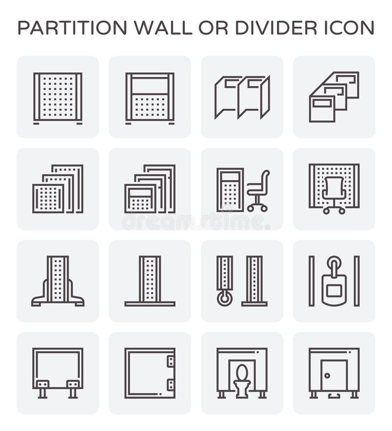 Partition wall icon stock vector. Illustration of panel - 108573006
