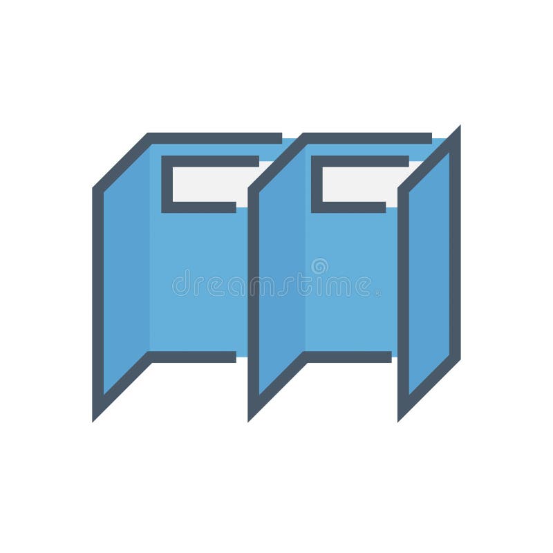 Partition wall icon stock vector. Illustration of panel - 173782987