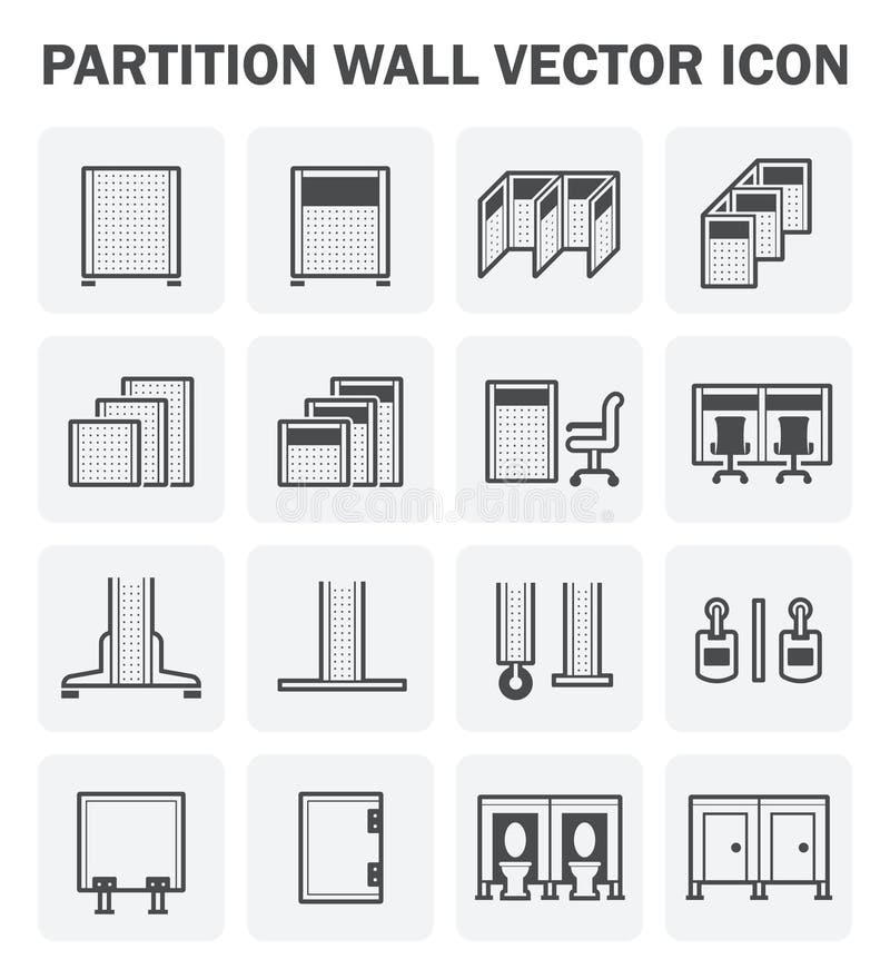 Partition wall icon stock vector. Illustration of lifestyle - 170346219