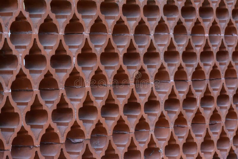 Hollow clay blocks stock image. Image of clay, thermal - 43200509
