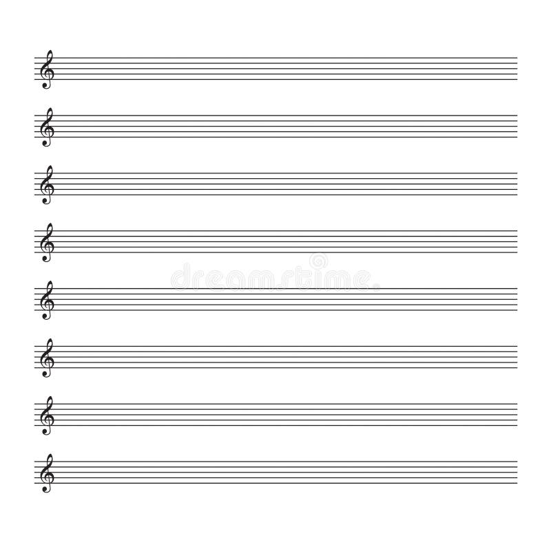 Partitura Del Piano Del Vector Ilustración del Vector - Ilustración de ...