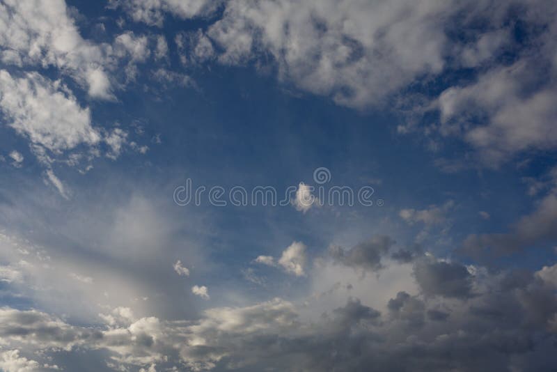Partly Cloudy. Predicting the Weather Stock Photo - Image of cloudscape ...