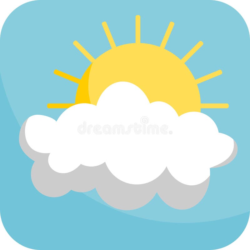 Partly Sunny Cartoon Stock Illustrations – 129 Partly Sunny Cartoon ...