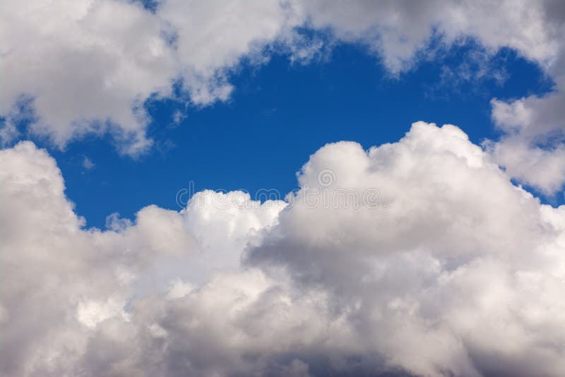 Partly cloudy stock photo. Image of color, structure - 91794006