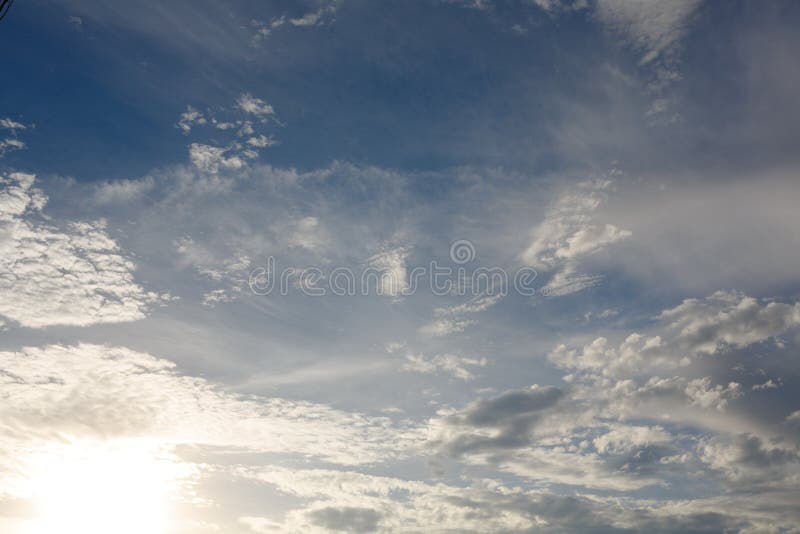Partly Cloudy. Weather Forecast Stock Image - Image of beauty, ozone ...