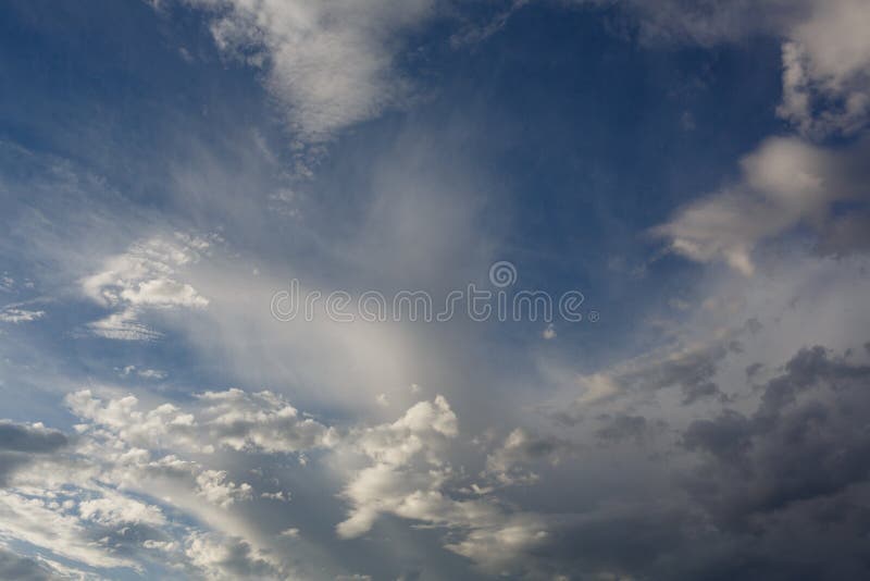 Partly Cloudy. Weather Forecast Stock Image - Image of idyllic, energy ...