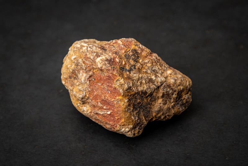 Partly Metamorphic Rock Containing Red, Yellow and White Components on ...