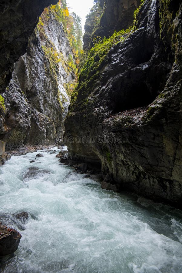 Partnachklamm Gorge stock image. Image of bavaria, scenery - 365727107