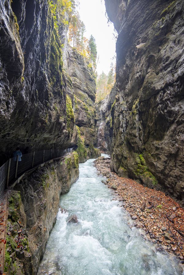 Partnachklamm Gorge stock photo. Image of attraction - 391684456