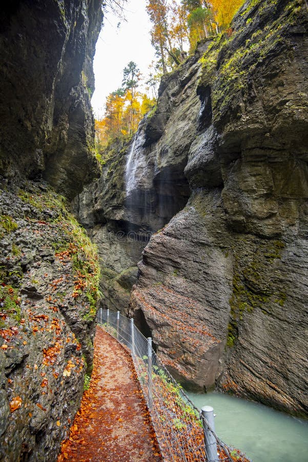 Partnachklamm Gorge stock photo. Image of travel, gorge - 351463374