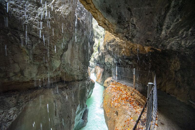 Partnachklamm Gorge stock photo. Image of landscape - 351463440
