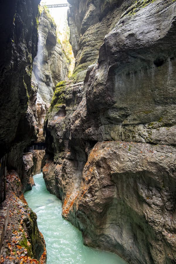 Partnachklamm Gorge stock photo. Image of gorge, countryside - 365727168