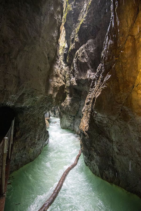 Partnachklamm Gorge stock photo. Image of climate, hike - 390529440