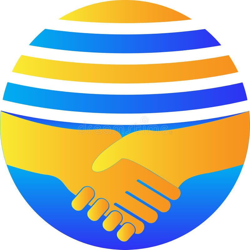 Partner globale illustrazione vettoriale. Illustrazione di accordo ...