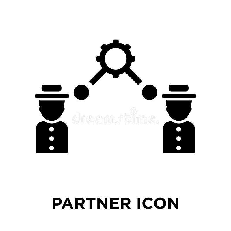 Partner Icon Vector Isolated on White Background, Logo Concept O Stock ...