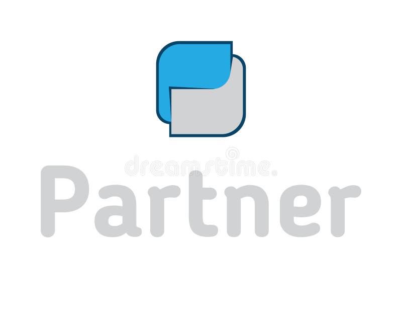 Partner Logo Design stock vector. Illustration of agreement - 81263766