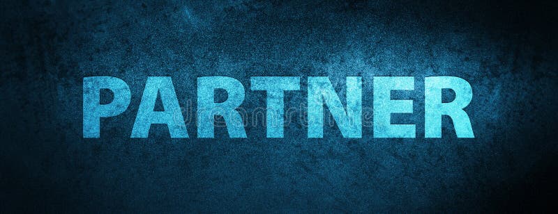 Partner Special Blue Banner Background Stock Illustration ...