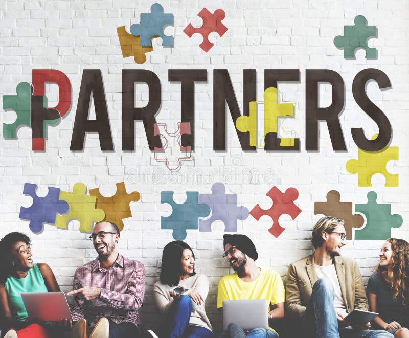 Partners Alliance Collaboration Teamwork Team Concept Stock Photo ...