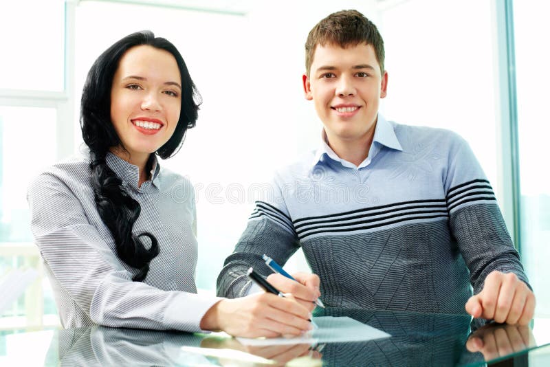 Partners in business stock photo. Image of beautiful - 26279060