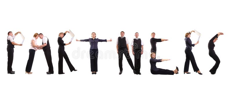 Partners group stock photo. Image of business, isolated - 3024950