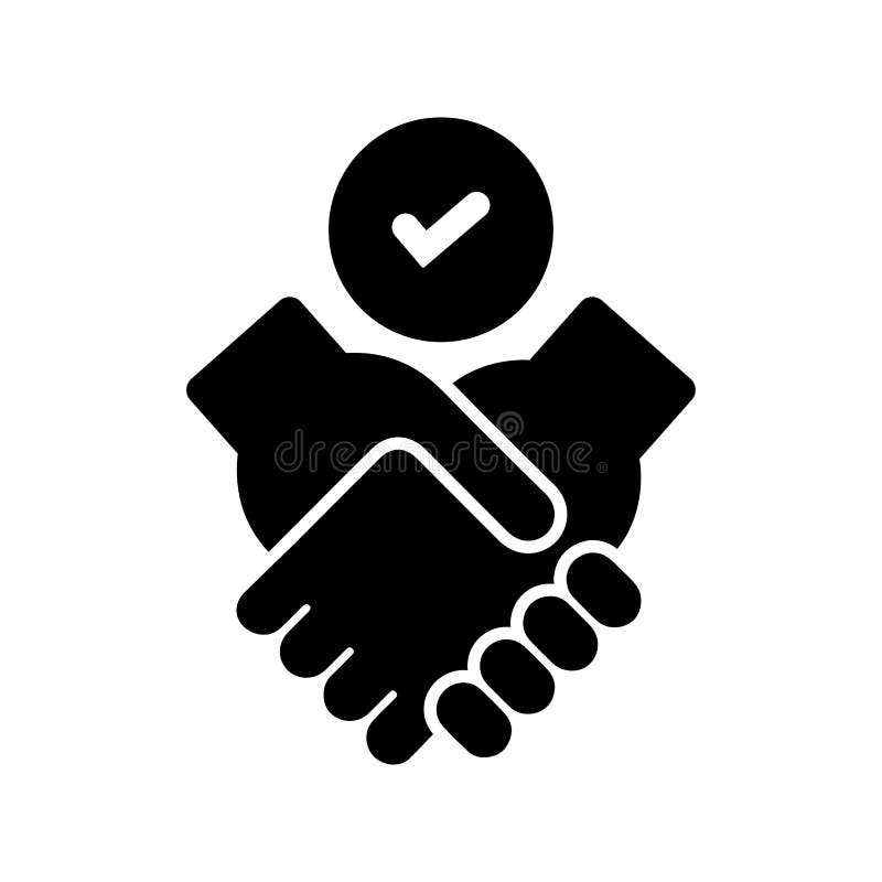 Partners Icon. Black Vector Graphics Stock Illustration - Illustration ...