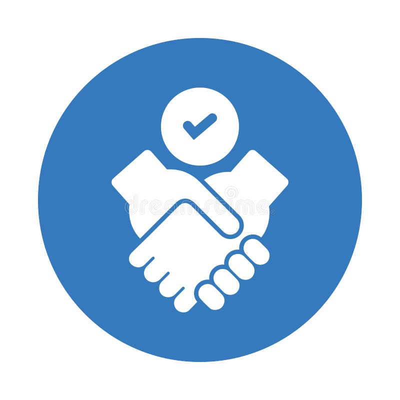 Partners Icon. Blue Color Design Stock Illustration - Illustration of ...