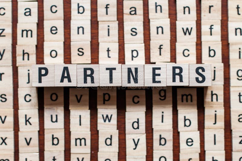 Partners Word in Metal Type Stock Image - Image of vintage, grunge ...