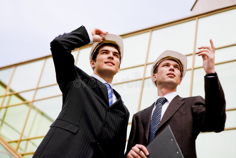 Partners at work stock image. Image of businesspeople - 9607475