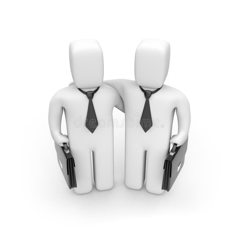 3d Small People - Professionals Stock Illustration - Illustration of ...