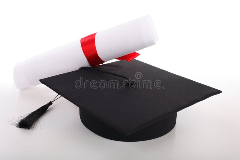 Diploma and laptop stock photo. Image of occupation, document - 28052912