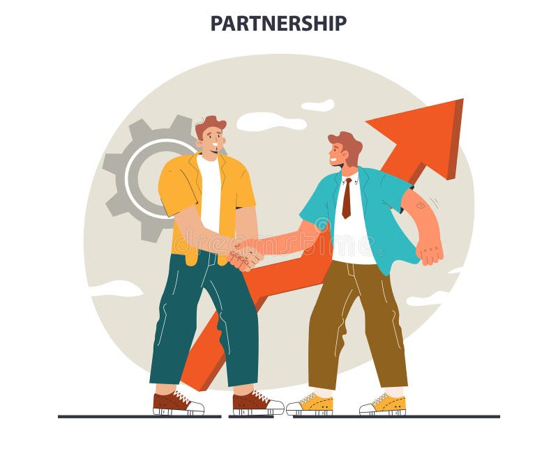 Partnership. Agreement on Collaboration and Teamwork Stock Vector ...
