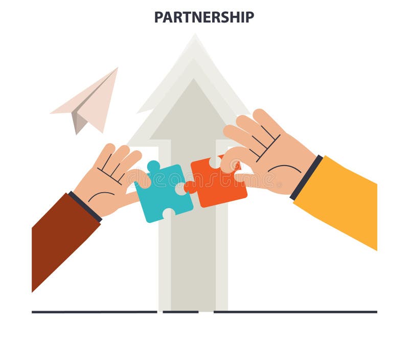 Partnership. Agreement on Collaboration and Teamwork Stock Vector ...